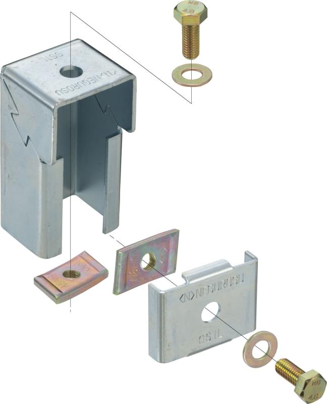 ネグロス電工 配管システムコーナー金具 GS1L施工場所に応じたサイズに施工ができます。金具の附属品がボルト締めの為、スパナ1本で組み立てができます。ケーブルラックや冷媒管ラック、配管、配線など様々な用途に使用できます。短尺ダクターを用いる...