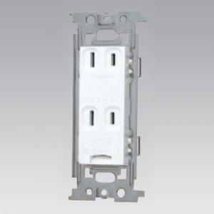 東芝ライテック ET付ダブルコンセント NDG2182(WW)15A-125Vニューホワイト色