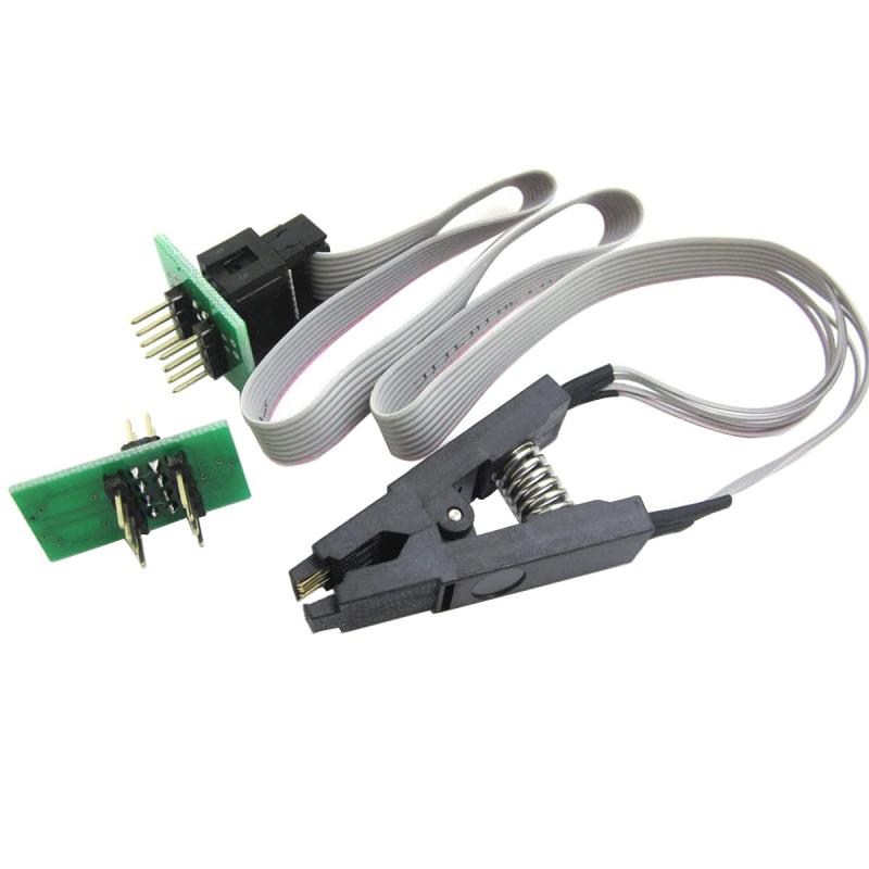 WINGONEER SOIC8 SOP8 EEPROM用テストクリップ93CXX / 25CXX / 24CXXインサーキットプログラミング+ 2アダプタこのアイテムは、25 **、24c **、93c **などのsop8チップ用です。これ...