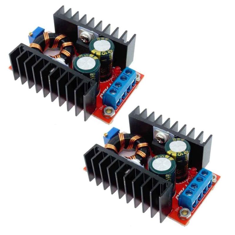 2pcs 150W DC-DC Boost Up Adjustable Power Supply Module 10-32V To 12-35V 10A Voltage Board Module2pcs 150W DC-DC Boost U...