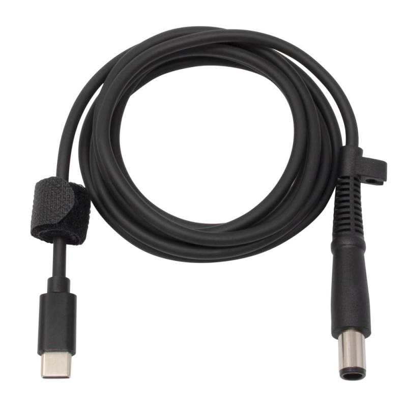 アイネックス USB-C - DC電源変換ケーブル PD65W対応 HP用 1.5m CDC-7450H-15PD対応USB Type-C搭載ACアダプタで、丸型充電端子を搭載するHP製ノートPCなどを充電できるケーブルです。ACアダプタ ...