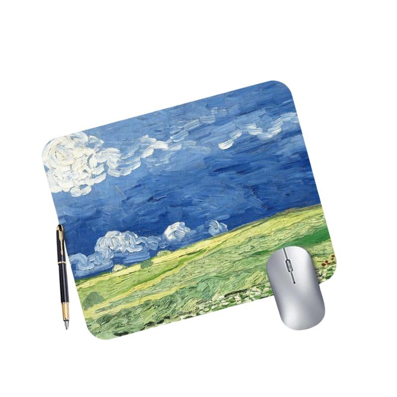 EZ PEACH マウスパッド 名画 エレガント感 華やか バレンタインデーギフト 誕生日プレゼント 女性 女の子 教師 友人 本 恋人に 読書 勉強家 日用品雑貨 文房具 撥水 マウス パッド 小型 滑り止【布製マウスパッド】このマウスパ...