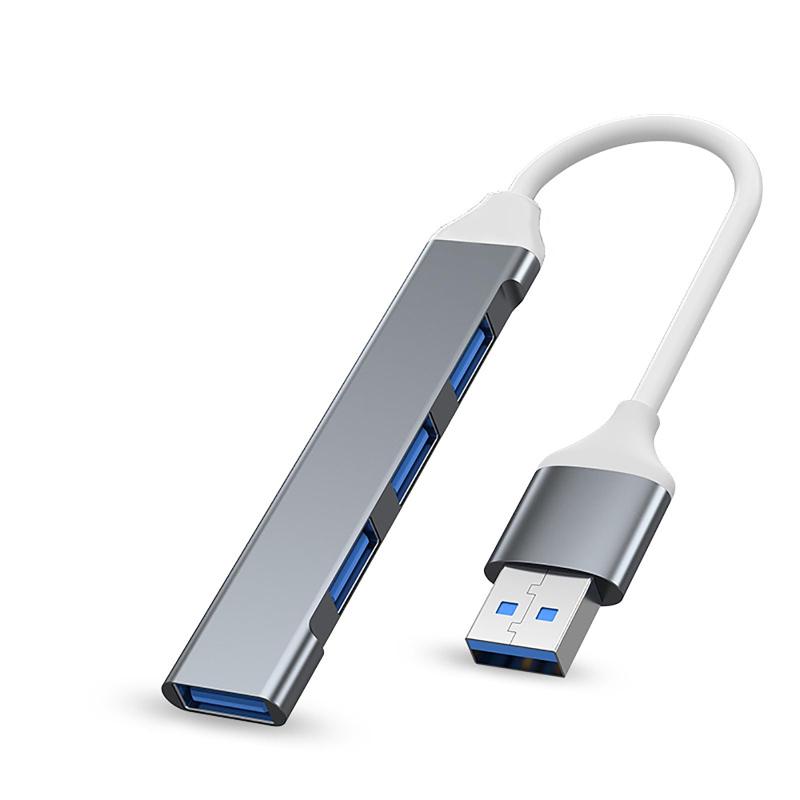USB 3.0 ウルトラスリム 4ポートハブ USB ハブ 10.5cm ケーブル 高速転送 軽量 コンパクト MacBook/iMac/Surface Pro 等 ノートPC【幅広い互換性】このUSBアダプタは、外部キーボード、マウス、リ...