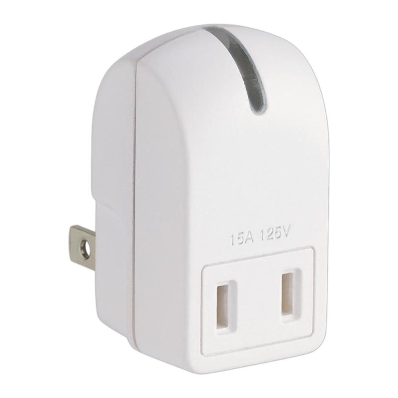 コモライフ 雷ガード付きタップ 最大サージ電圧6万V 1口 電源タップ コンセント 絶縁カバー付 通電ランプ雷サージ対策が簡単にできる雷ガード付きタップ最大サージ電圧6万Vで落雷による機器の故障を防ぐ絶縁カバー付きプラグでトラッキング火災対...