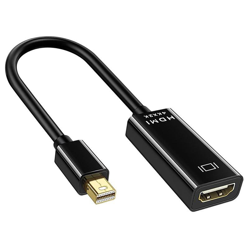 Mini DisplayPort to HDMI アダプター Mini DisplayPort（オス）-HDMI（メス） 4K@30Hz 単方向伝送 サウンドビデオ同期 高い耐久性 金メッキ端子 MacBook Air iMac Mac m...