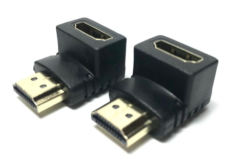 Access HDMI L字 アダプタ HDMI変換アダプター 90度 角度変更 4K解像度 HDR対応 2個セット HDMI オス メス HDMI延長アダプタ AV104-DL2P【4K解像度＆HDMI 2.0規格】HDMI 270度 延...