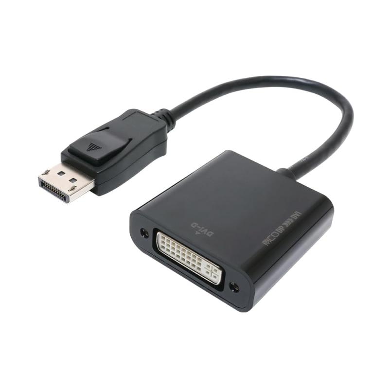 MCO DisplayPort - DVI 変換アダプタ Z1912DisplayPortをDVI-Dに変換WUXGA(1920×1200)/フルHD(1920×1080)までの解像度に対応ドライバーインストール不要環境にやさしいRoHS指...