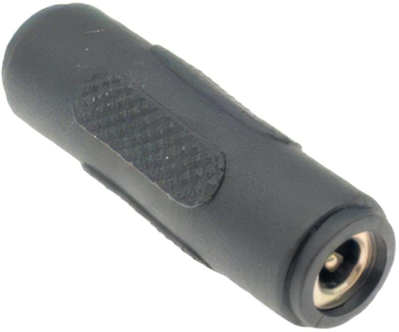 CNCTWO(コネクトツー) DCケーブル接続 延長コネクタ, 外径3.8mm/内径1.4mm, メス/メス, 24V/5A対応, ブラック C23814FFr3仕様: 外径3.8mm/内径1.4mmのDC延長アダプタ、メス/メスコネクタ対応