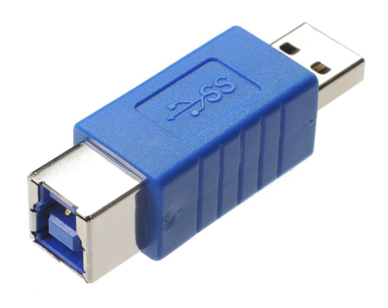 KAUMO USB3.0 変換コネクタ (Aオス / Bメス) KM-UC248USB3.0対応の小型変換コネクタ(変換アダプタ)です。さまざまな端子の向き・形状に対応しています。