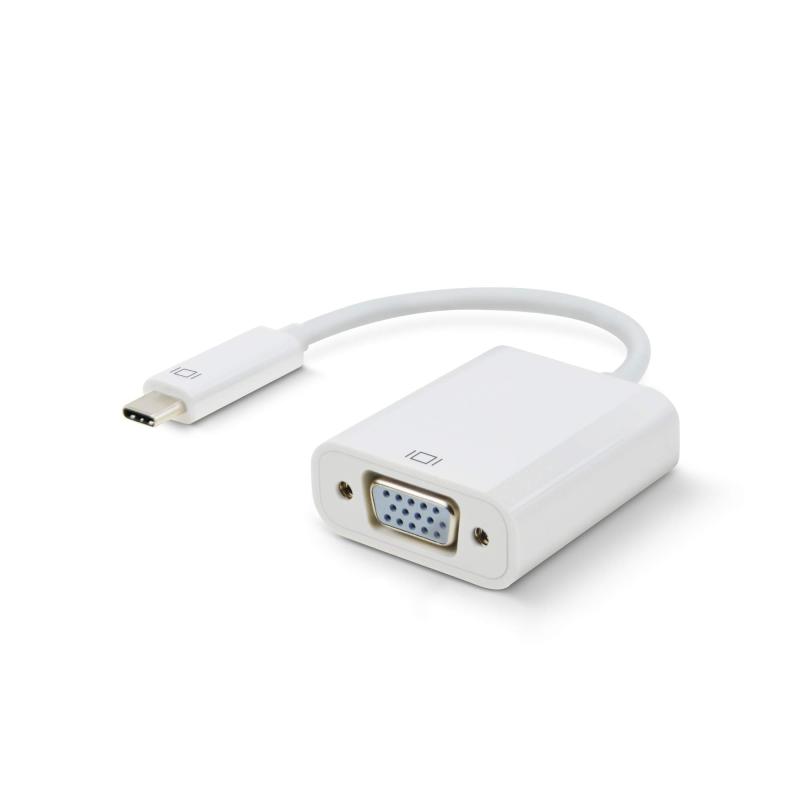 USB C ➞ VGA変換アダプタ Type C(Thunderbolt 3 互換) ディスプレイアダプタ 1080P @60Hz HD携带型 タイプc VGA変換コネクタ Windows 10/8.1/8/7/Vista/XP &amp;...