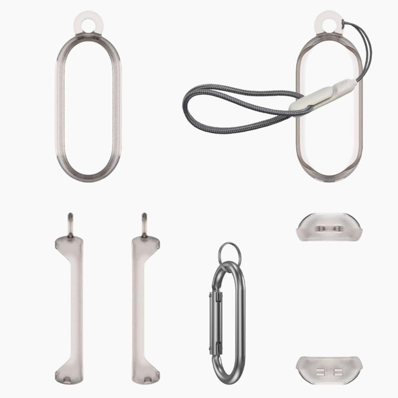 For PLAUD NotePin AI ケース 防水防塵 軽量 着装まま充電可能充電器を入れる 付属品収納可能 大容量 耐衝撃 傷つけ防止 PLAUD NotePin AI 専用保護 ケース カバー（グレー）【対応機種】：PLAUD No...