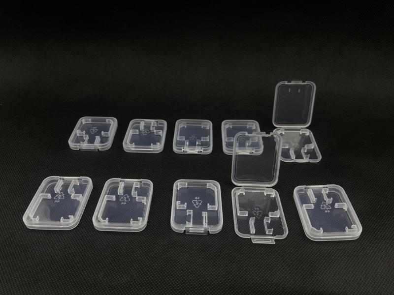 軽量コンパクトなSDカードケース＆マイクロSDカードケース 10個セット 衝撃吸収性で保護 持ち運び便利 透明デザイン SDカード マイクロこのマイクロSDカード ケースは、20枚のSDカードとマイクロSDカードを整理整頓するのに最適です。...