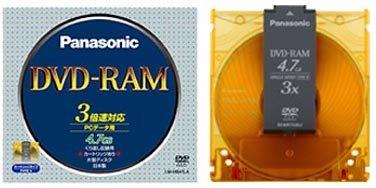 パナソニック LM-HB47LA DVD-RAM 3倍速4.7GB TYPE4規格:RAM / 容量(GB):4種類:PC用 / 記録面:片面1層 / 3倍速入数:1盤面印刷:不可著作権保護:非対応