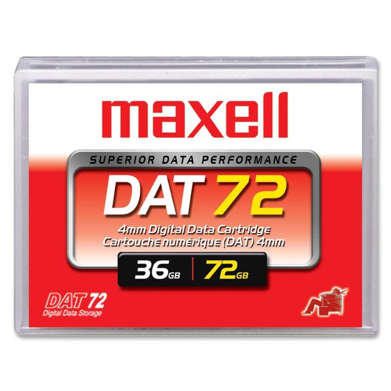 maxell DDSデータカートリッジ(4mm幅) タイプDAT72 容量(36GB/圧縮時72GB) 1巻パック HS-4/170S XJ B規格:DDS / 容量(MB):36000 / 種類:PC用 / 入数:1