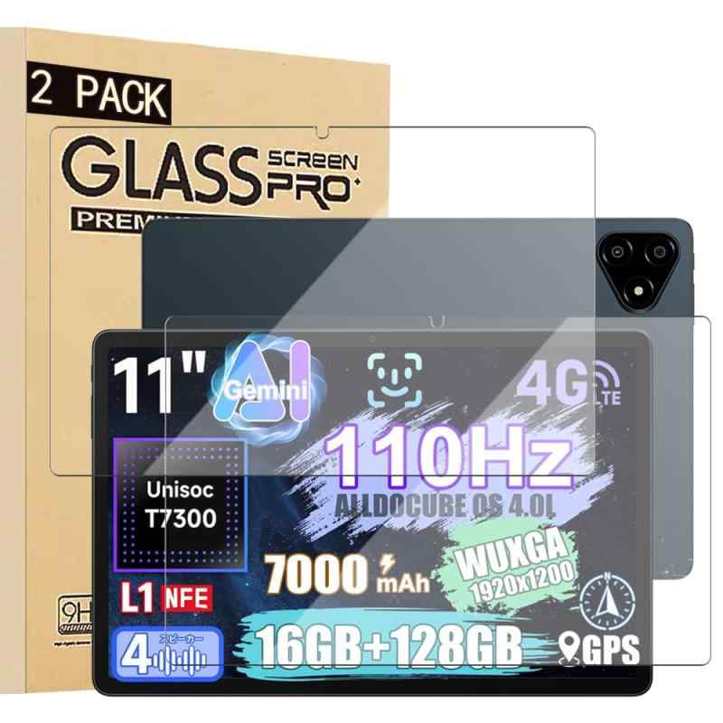 For BMAX I11S/FOSSiBOT Tab12/ODEA A11 11インチ 強化ガラスフィルム 2枚 表面硬度9H 飛散防止処理 タブレット 保護フィルム 指紋防止【対応機種】BMAX I11S/FOSSiBOT Tab12/O...