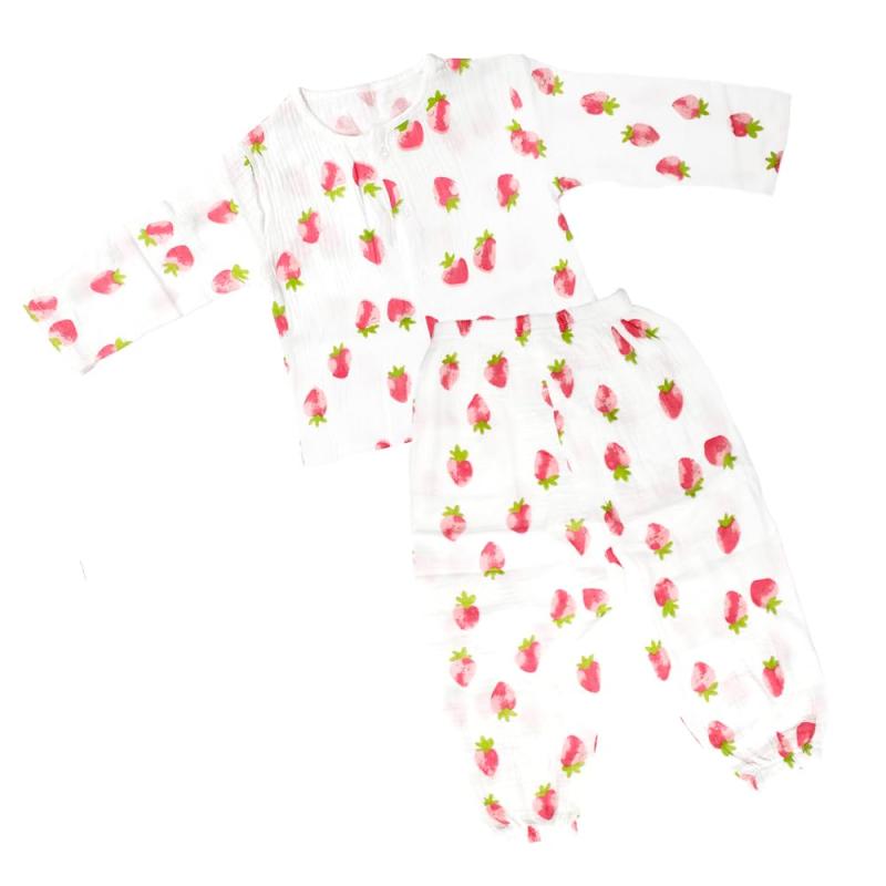 [ミラシック] パジャマ キッズ 100cm 110cm 120cm ガーゼ 綿 コットン 子供服 長袖 上下セット ルームウェア 薄手 男の子 女の子 部屋着 幼稚園 保育園 かわいい おしゃれ 寝巻き オールシーズン TN【肌に優しいコ...