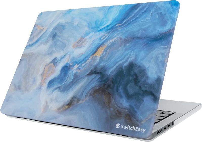 【SwitchEasy】 MacBook Pro M2 M1 13 / 2022 2020 対応 ケース カバー 薄型 マーブル 柄 保護 ハードケース 排熱口/滑り止め 付 おしゃれ スリム 保護ケース 傷防止 ケースカバー [ MacB...