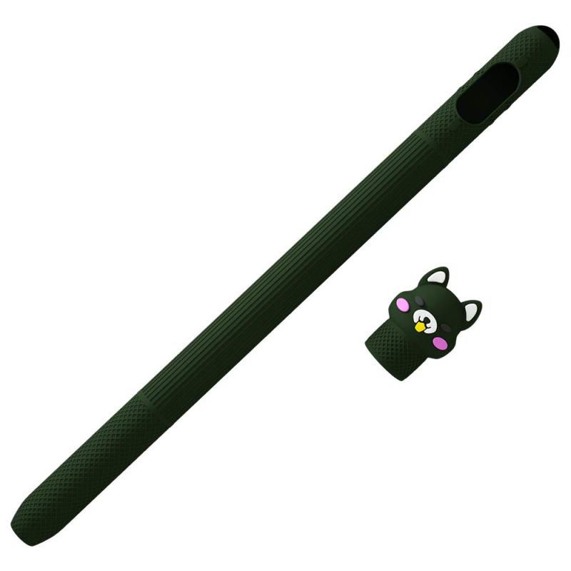 AWINNER Apple pencil ケース 落下 傷つけ防止 apple ペンシル カバー シリコン製 充電時キャップの紛失を防ぐ apple pencil ホルダー 全面保護 iPad Pro 12.9 / 9.7 pencil カ...