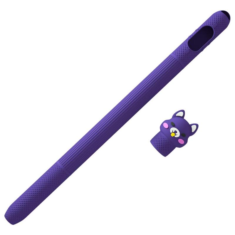AWINNER Apple pencil ケース 落下 傷つけ防止 apple ペンシル カバー シリコン製 充電時キャップの紛失を防ぐ apple pencil ホルダー 全面保護 iPad Pro 12.9 / 9.7 pencil カ...