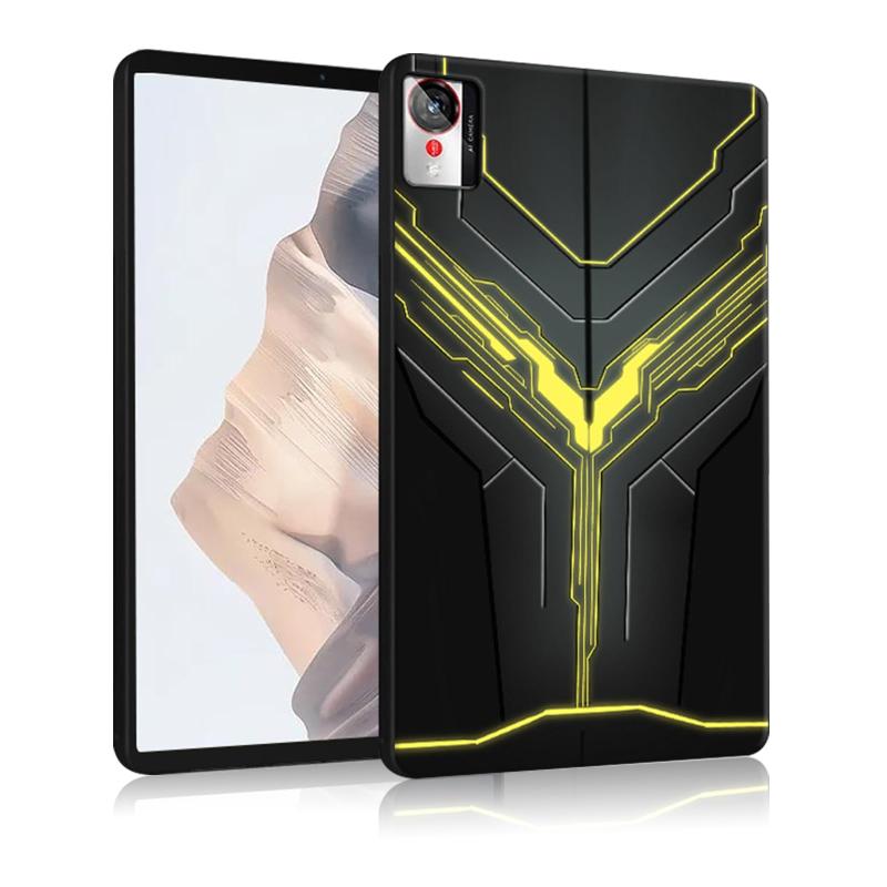 For ZTE nubia Pad Pro ケース カバー YANMONGI 背面ケース スリム 傷つけ防止 保護バンパー 超軽量 上質TPU シンプル 衝撃吸収 着脱簡単 薄 カバー（ゴールド）【対応機種】ZTE nubia Pad Pr...