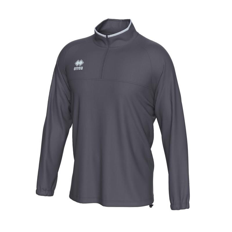 ERREA スウェットシャツ メンズ [ MANSEL 3.0 ] ハーフジップ ハイネック ドローコード入りボトム 【正規品】襟はハイカラーでハーフジップの胸元首元にコントラストカラー入り伸縮性のある袖口調節可能なドローストリング入り裾ス...