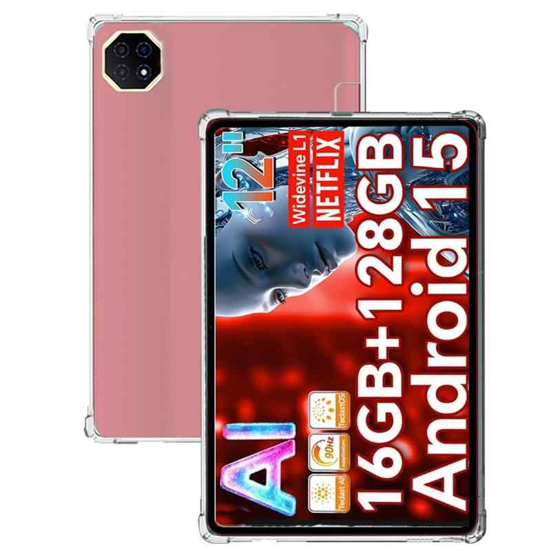 【2025新登場】For TECLAST T60AI ケース 保護カバー 【KUROMORO】 (2025最新) 12インチ 保護ケース TPU シリコン 軽量 薄型 擦り傷防止 指紋防止 耐衝撃 黄変防止 TECLAST T60AI 用 ...