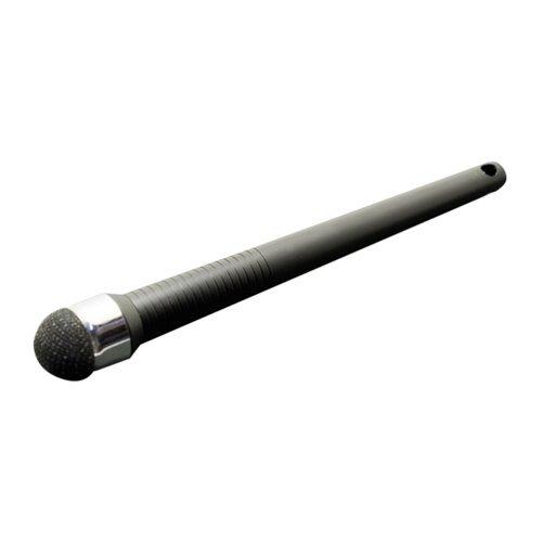 ミヨシ MCO 15mmファイバーヘッドタッチペン ブラック STP-13/BK携帯にも便利なストラップホール付き