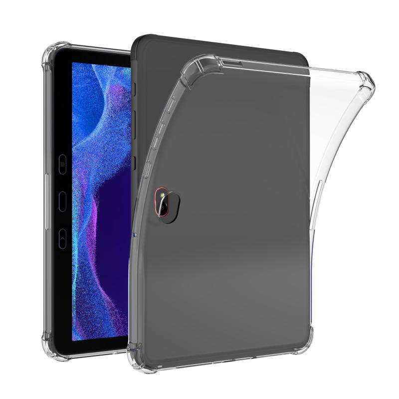 For Galaxy Tab Active5 Pro/Galaxy Tab Active4 Pro ケース タブレットケース カバー 11インチケース【Hoozee】クリア 透明 四角耐衝撃 超薄型 落下防止 衝撃吸収 透明背面 TPU 薄...