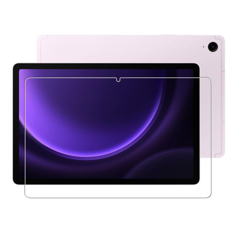 AXYO Galaxy Tab S9 FE 10.9型用フィルム ガラスフィルム 強化ガラス液晶保護フィルム ラウンドエッジ加工 硬度9H 飛散防止 保護フィルム 高透過率 耐指紋 保護シート【対応機種】Galaxy Tab S9 FE 1...