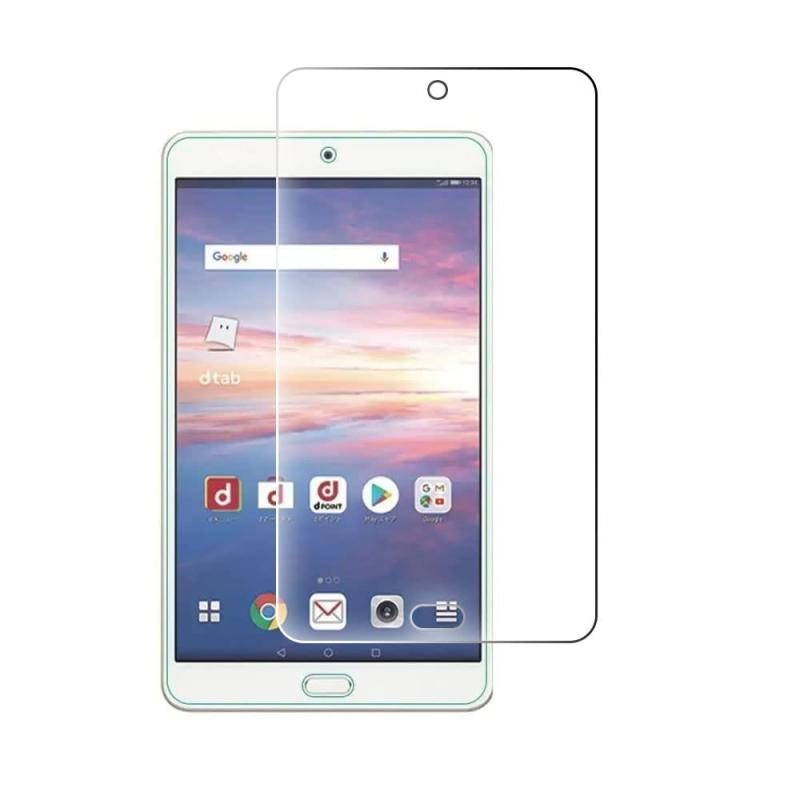 For docomo dtab Compact d-02K 用の フィルム 液晶保護フィルム 9H硬度 日本旭硝子素材採用 飛散防止処理保護フィルム For docomo dtab Compact d-02K 用のガラスフィルム 液晶保護フ...