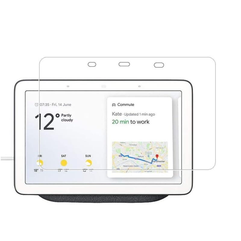Zshion Google Home Hub/Google Nest Hub ガラスフィルム 強化ガラス 液晶保護フィルム 高透過率 気泡ゼロ 指紋防止 硬度9H (透明な) 【2 枚パック】対応機種: Google Home Hub/Go...