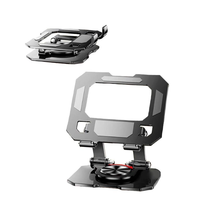 タブレット スタンド i-Pad ス タンド スマホ スタンド 卓上置き 折り畳み式 720°回転可能 高さ角度調整可能 コンパクト タブレットホルダー 滑り止め 安定性拔群 i-Pad/i-Pad Pro/i-Pad mini/スマホ/S...