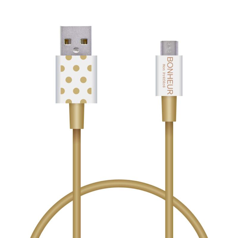 エレコム microUSBケーブル BONHEUR 1.0m MPA-FAMBJ10