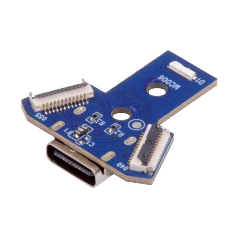 cablecc PS4 リモコン マイクロ - DIY はんだ USB-C Type-C メスアダプターボード DualShock JDS-040 JDS-055 修理パーツボードコネクタモジュール用