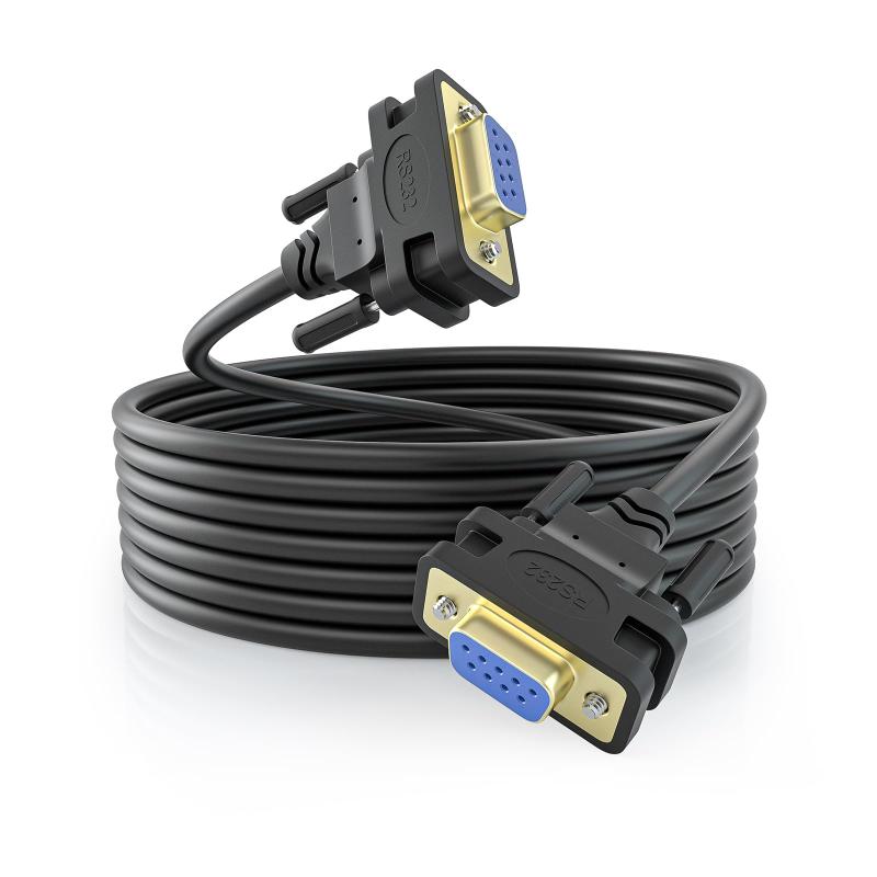 OIKWAN DB 9 RS 232 シリアルケーブル 9 ピン RS232 データ通信ケーブル