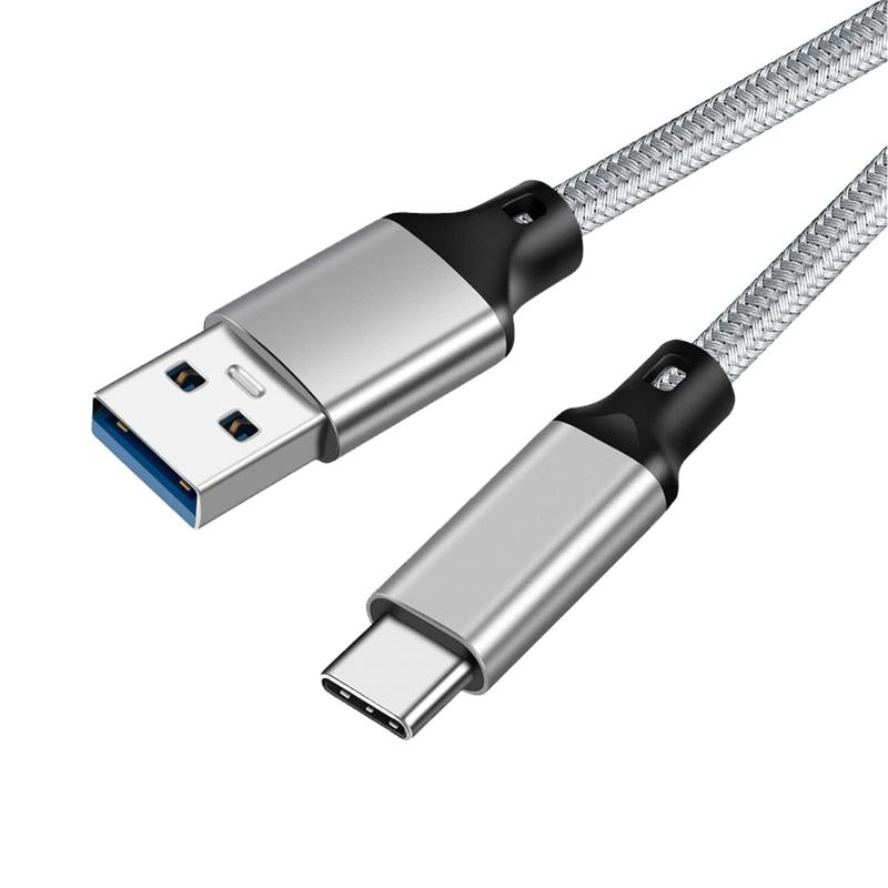 USB-C &amp; USB-A 3.1(Gen2) ケーブル Popolier【10Gbpsデータ転送/3A 60W高速充電】USB3.1 Gen2 USB-A to USB-C ケーブル 高耐久ナイロン スマートフォン、タブレット、ノ...
