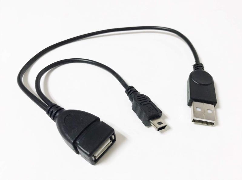 Access <30mc> USB2.0 データ転送+充電を使い分けられる二股(Y字) USBケーブル USB10端子 : USB A(メス)x1 - ミニUSB（オス）x1 USB A(オス)x1対応機種:USB2.0端子搭載...