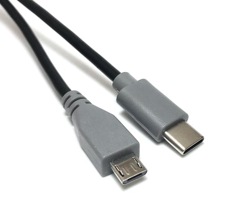 Access 【 50cm 】タイプC - マイクロ2.0タイプB Type C - マイクロUSB オスオス USBケーブル EC71-50USBタイプC対応デバイスをMicroUSBタイプB対応デバイスに接続USBタイプC対応デバイスの...