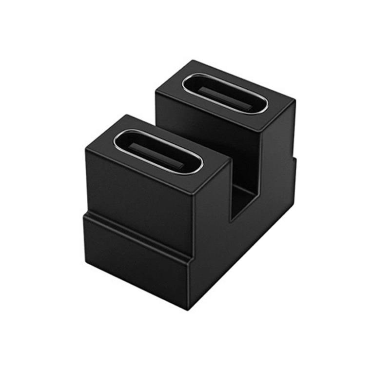 ChenYang CY USB4 Type C メス-メス 電源データ ビデオカプラー 延長アダプター 40Gbps NSスイッチ&amp;電話&amp;ノートパソコン用Type CコネクターはUSB 3.1用の新しいデザインで、Type ...