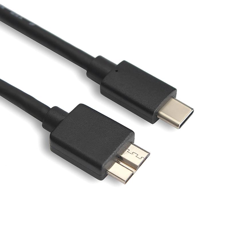 Akkerds USB Type C to Micro B 3.0 変換ケーブル USB C - Micro Bケーブル 5Gbps 高速データ転送 外付けhddケーブル 銀メッキコネクタ 3A急速充電 高耐久性 M-acbook（Pro）...