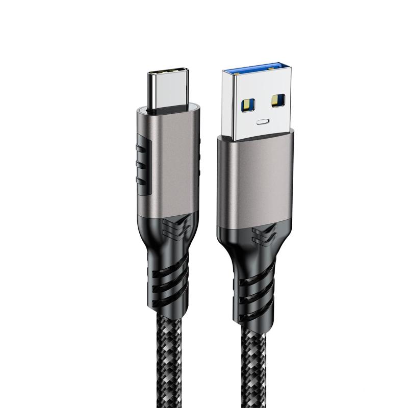 ALLVD USB Cケーブル【30cm】急速充電QuickCharge 3.0型c高速データ転送USB 3.2 Gen 2規格対応15/16充電ケーブルGalaxy S 20 S 10 S 9 A 20 Note 109 8、PS 5、P...