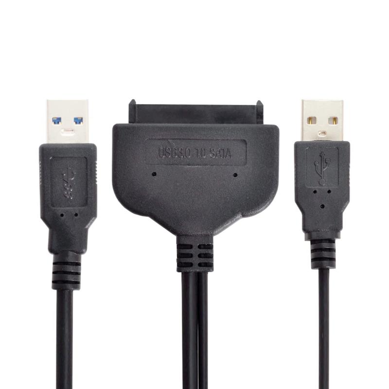 Chenyang SATA - USB 3.0 アダプターケーブル 5V 電源 6Gbps サポート 2.5インチ 外付けSSD HDD HDD HDD 22ピン Sata IIICY SATA - USB 3.0 アダプターケーブル 5V...
