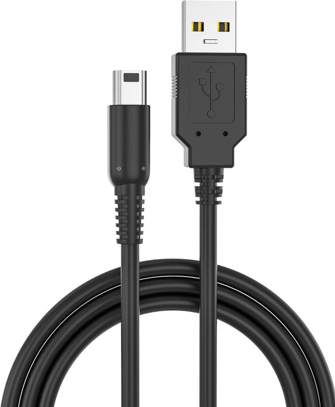 AQQUP 3DS 充電器 USB充電ケーブル 互換 New 3DS XL/3DS/3DSLL /3DS /3DSLL/ i2DS /DSi/DSiLL/2DS兼用 1.2M24 AWGの銅線を採用し、低抵抗設計で高速充電を実現。多くの標準...