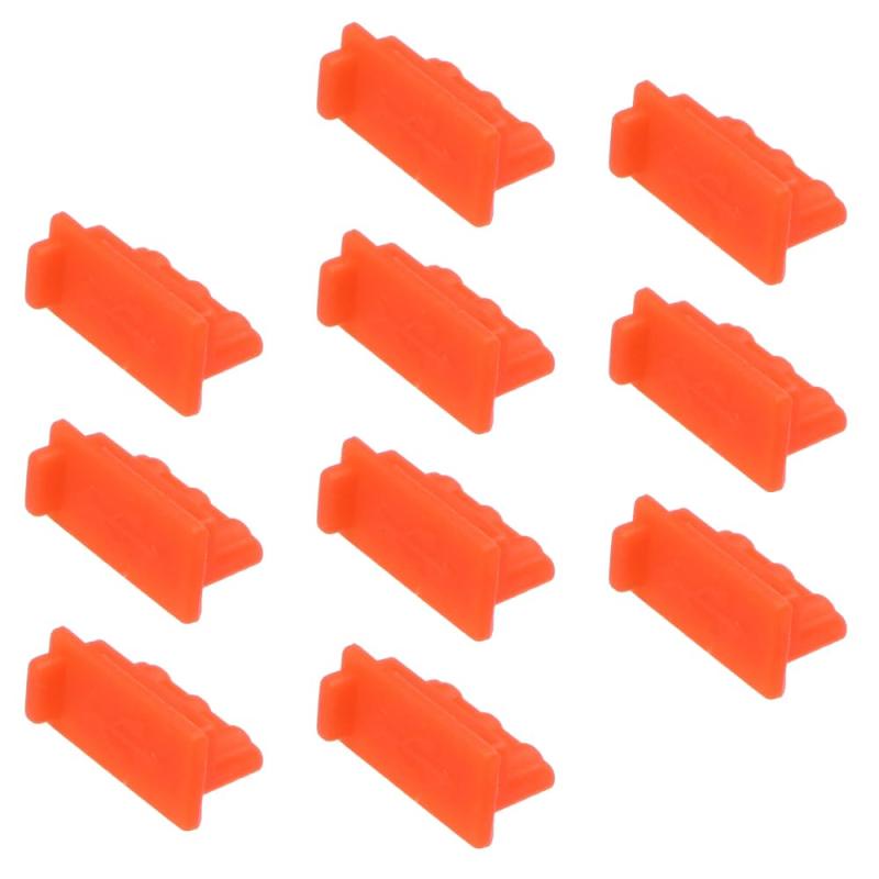 KAUMO USB タイプA (標準タイプ) シリコン製ダストカバー (10個, 赤)標準的なUSBポート（USB1.1 USB2.0 USB3.0 USB3.1 タイプAメス）に差し込み、ホコリ等の侵入を防ぐカバーです。シリコン素材なので...