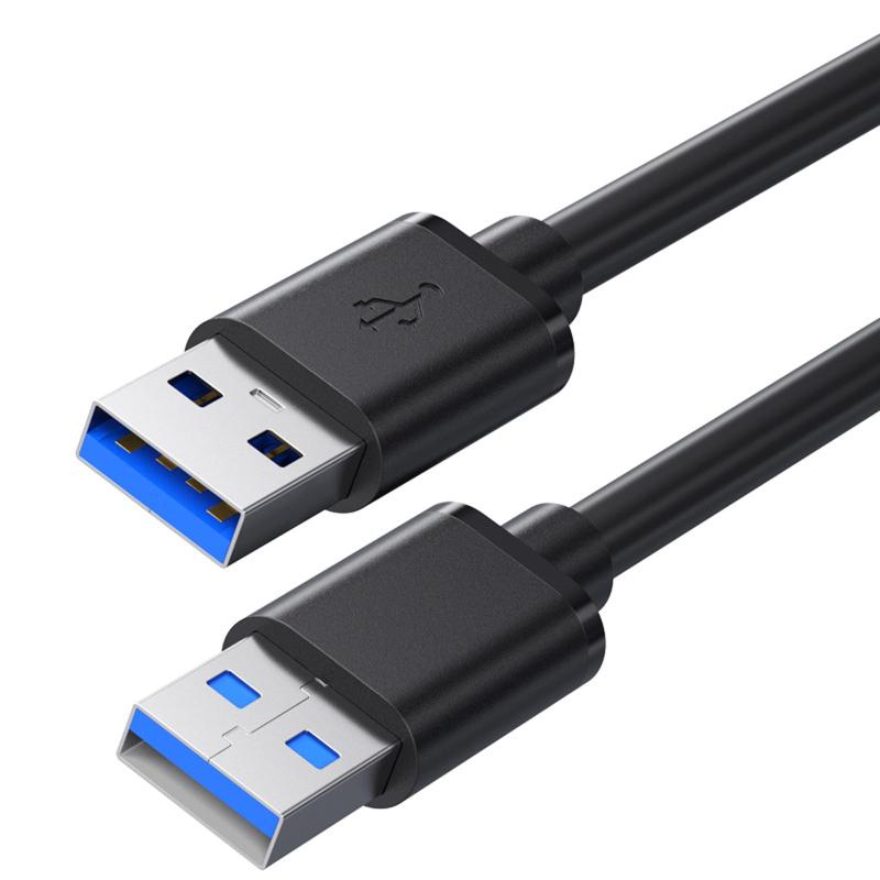 FineGood USB 3.0 ケーブル1M タイプA-タイプA オス-オス 金メッキコネクタ搭載 高速データ転送 高耐久ケーブル対応 プレーヤー、プリンタ、ハードディスクドライブなどの機種に【5Gbps高速データ転送】USB A to ...