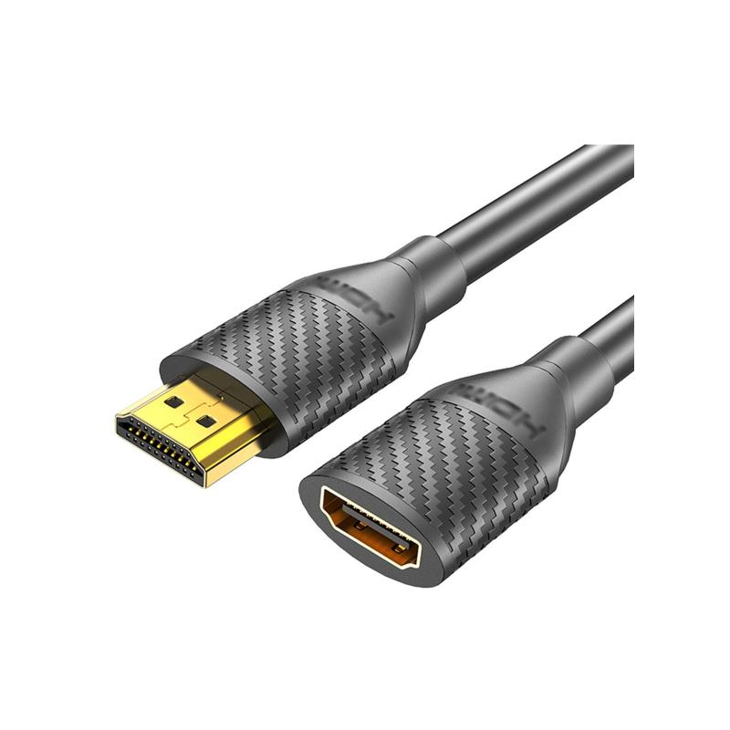 HDMI延長ケーブル HDMI2.0規格 オス-メス 延長コード 金メッキコネクタ 18Gbps高速伝送 4K@60Hz/HDR/3D対応 高耐久 曲げに強い モニター/テレビ/パソコン/ゲーム機 PS5/PS4/PS3/S-witch/F...