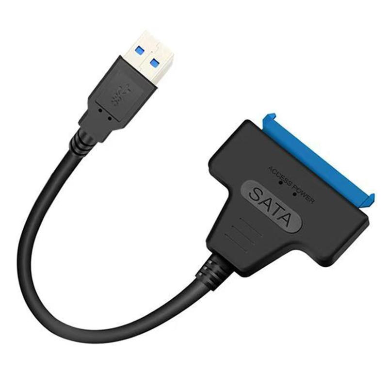 HUIKKJP SATA USB 3.0 変換ケーブル 2.5インチ SSD用 SATAケーブル 5Gbps 高速 SATA3 コンバーター USB3.0 2TB SSD 外付け 変換 コネクタ ハードディスク ポータブル(3.5インチのは...