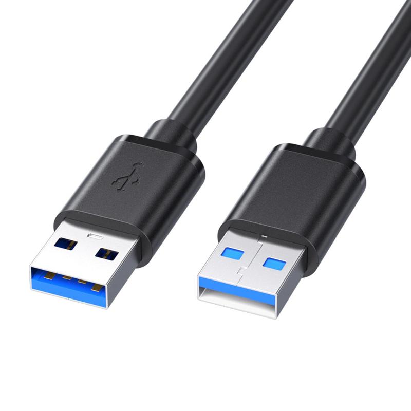 FineGood USB 3.0 ケーブル タイプA-タイプA オス-オス 金メッキコネクタ搭載 高耐久性 USBケーブル 両端 オス HDD TV Box カメラ DVDプレーヤー プリンタ モデムなどと互換性あり 1M【5Gbpsデータ...