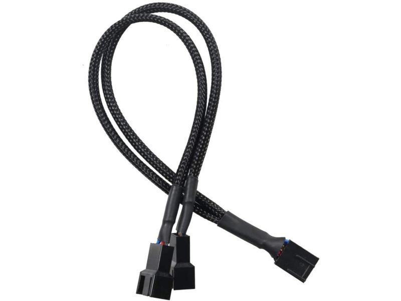 Case Fan Splitter Cable, PWM Cable Splitter Duplicator, Case Fan Power Duplicator Converter, Dual Case Fan Power Adapter...