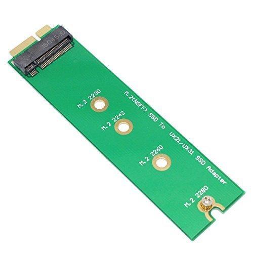 M.2 NGFF （B KEY） SATA SSD → ASUS UX21 UX31専用 18pin SSD 変換アダプターIN: M.2 NGFF SATA B Key / OUT: ASUS UX21/UX31用 SATA 18pin2...